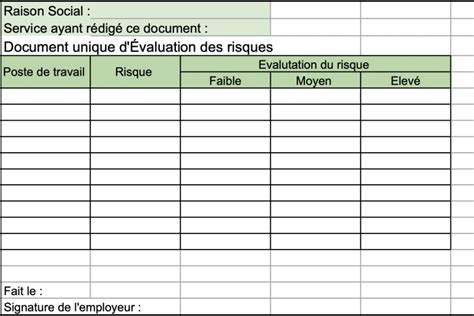 Document unique d évaluation des risques Mise à jour 2023