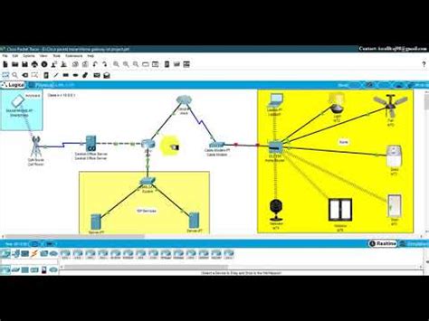 Home Gateway Iot Ioe Full Project In Bangla Cisco Packet Tracer