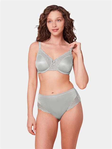Triumph Biustonosz z fiszbiną Ladyform Soft W X 10166306 Szary Modivo pl