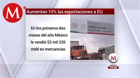 Aumentan 10 Las Exportaciones A EU YouTube
