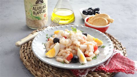 Receta De Empedrat De Alubias Y Bacalao Daniel Del Toro