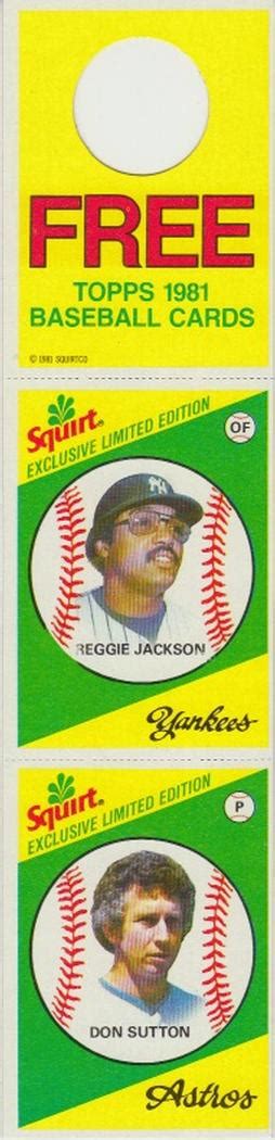 Packaging Topps Squirt Baseball Trading Card Database