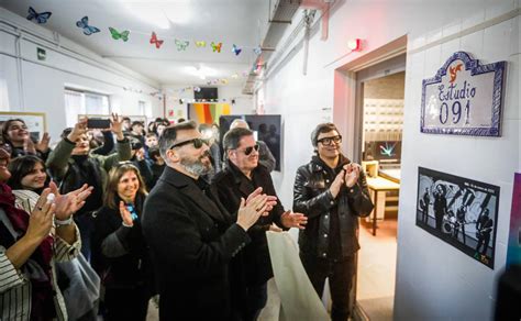 El estudio de grabación de los 091 Ideal