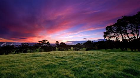 Wallpaper Sunlight Landscape Sunset Hill Nature Grass Sky