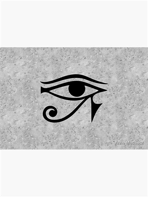 Lienzo Ojo de Horus símbolo de protección egipcio amuleto de la
