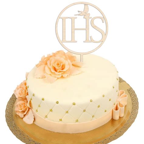 Dekoracja Topper Piker Na Tort Ciasto Komunijny Decortrend