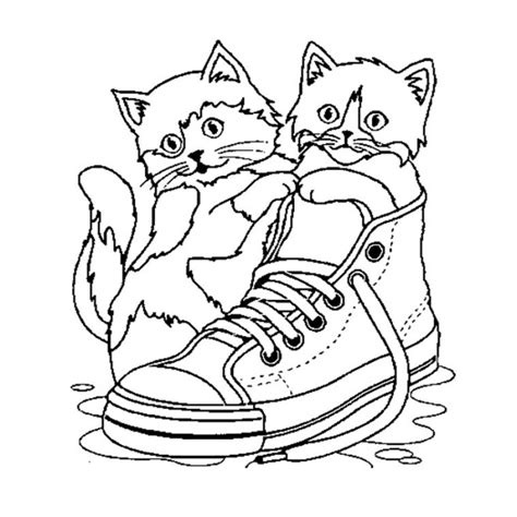 Coloriage Chatons trop Mignon dessin gratuit à imprimer