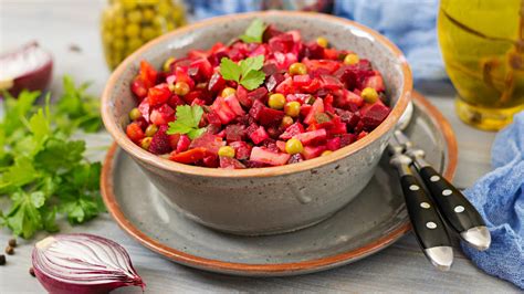 Vinaigrette Russischer Rote Bete Salat Vegan Super Lecker