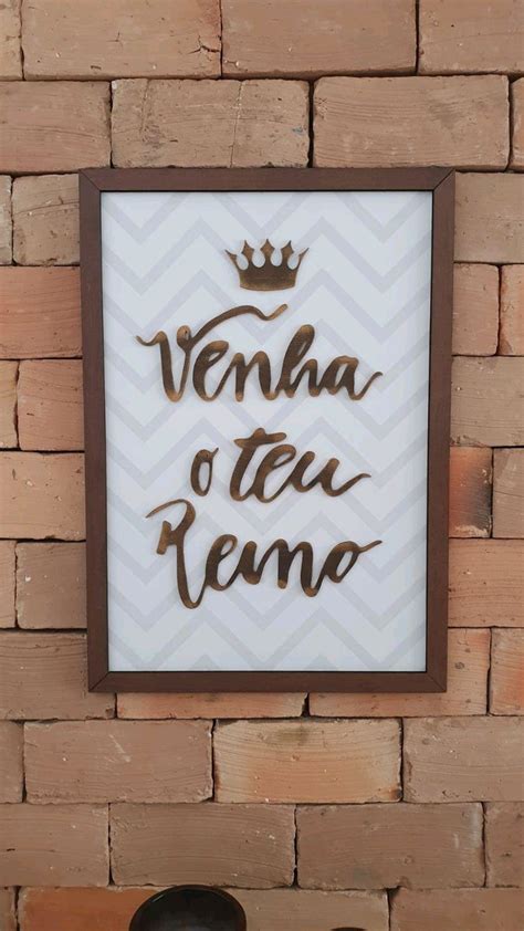 Quadro Venha O Teu Reino No Elo Maaseh Home Decor B