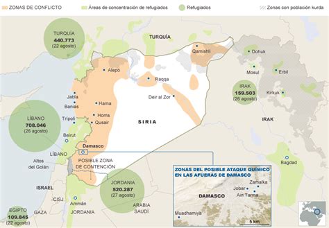Zonas de conflicto en Siria Actualidad EL PAÍS