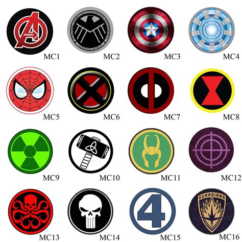 Marvel Comic Logo Snappables Ginger Snaps Noosa Snaps Etsy