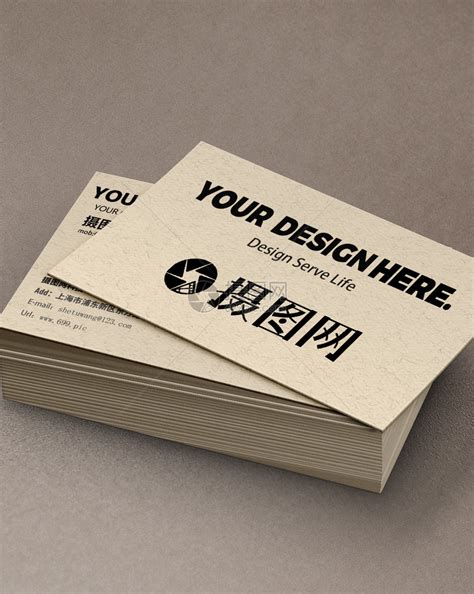 黑白复古简约商务名片VI样机模板素材 正版图片400811339 摄图网