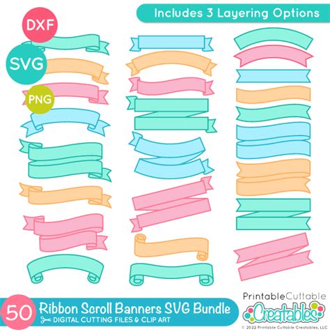 Banner Svg Bundle For Cricut Cricut Svg Svg For Cricut Art
