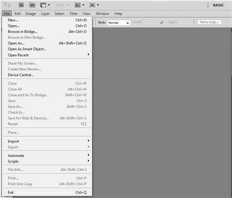 Belajar Photoshop Dari Dasar Mengenal Menu Bar Pada Photoshop