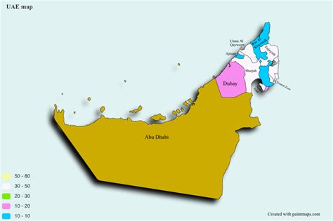 Uae Map United Arab Emirates User Maps
