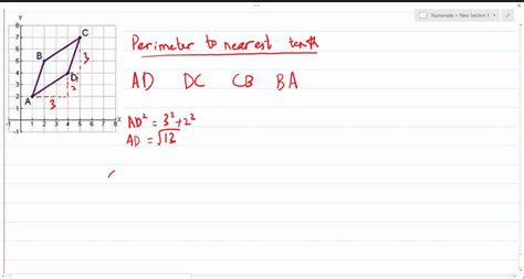 SOLVED Round To The Nearest Tenth What Is The Perimeter Of Rectangle ABCD