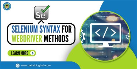 Selenium WebDriver Methods Selenium WebDriver Online Course
