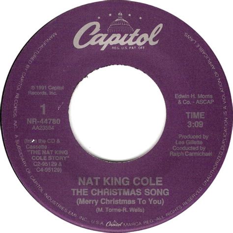 Nat King Cole The Christmas Song Unforgettable Vinyl Discogs