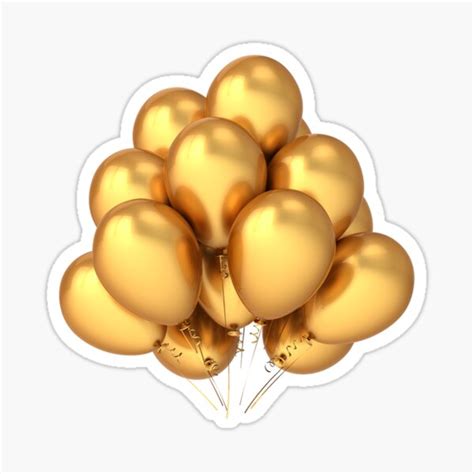 Gold Balloons Illustration Balloon Gold Illustration Gold Balloon