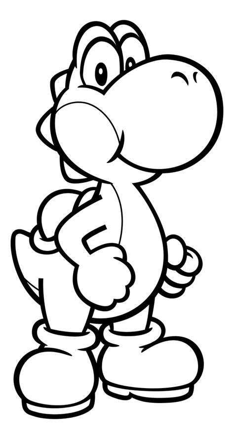 Dibujos de Yoshi para colorear 50 imágenes gratis para imprimir