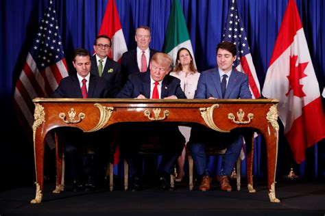 Trump Signs New Trade Pact With Canada Mexico Leaders PBS NewsHour