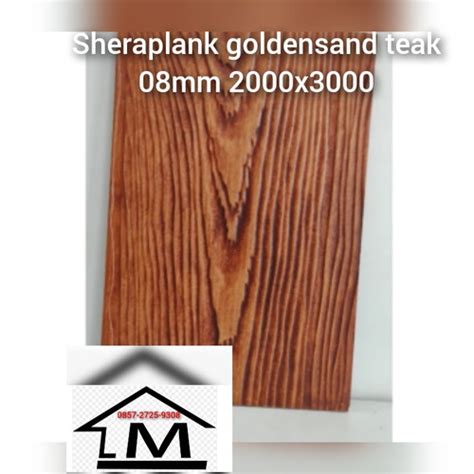 Jual Sheraplank Goldensand Teak Mm X Lisplank Lisplang