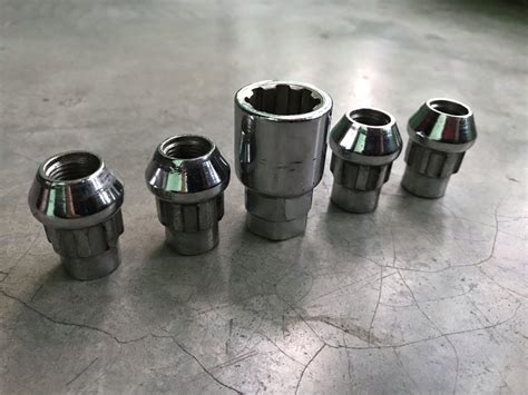 Nut Tayar Lock Wheel Anti Theft Nuts Bolts With Key Auto Accessories