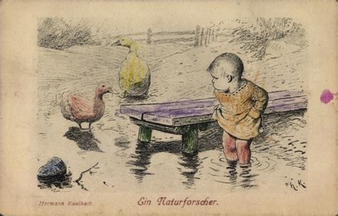 Künstler Ansichtskarte Postkarte Kaulbach Hermann Ein akpool de