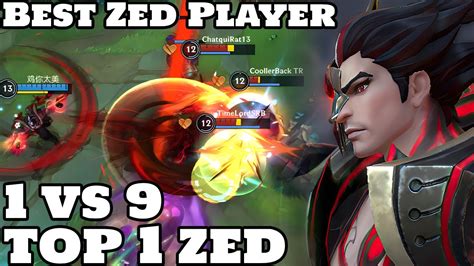Wild Rift Zed Top Zed How To Play Gameplay Rank Challenger Youtube