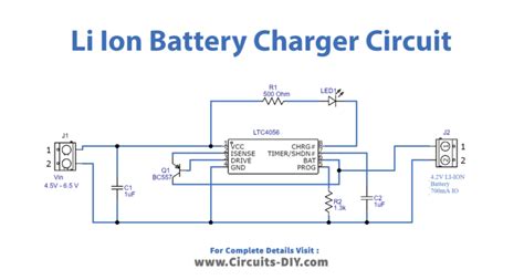 Li Ion Battery Charger Circuit Using Ltc