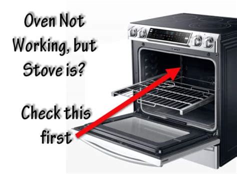 Solved Why Electric Oven Not Working But Stove Top Is 7 Easy Tips To