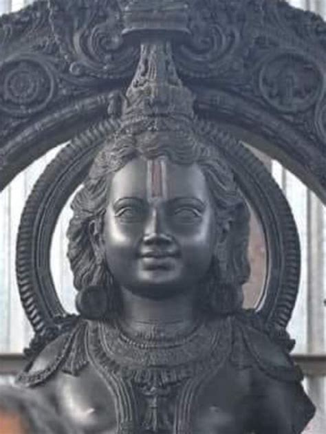 First Look Of Ram Lalla Inside Ayodhya Ram Mandir Unveiled News9 LIVE
