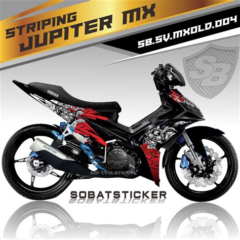 Jual Striping Jupiter Mx Old Sticker Striping List Variasi Jupiter Mx