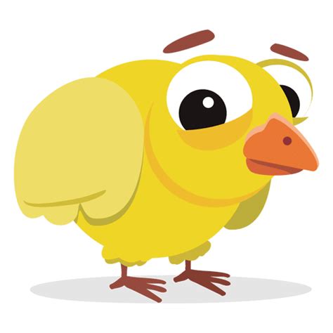 Diseño PNG Y SVG De Dibujos Animados De Pollo Para Camisetas