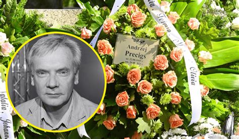 Na cmentarzu podczas pogrzebu Andrzeja Precigsa słychać było
