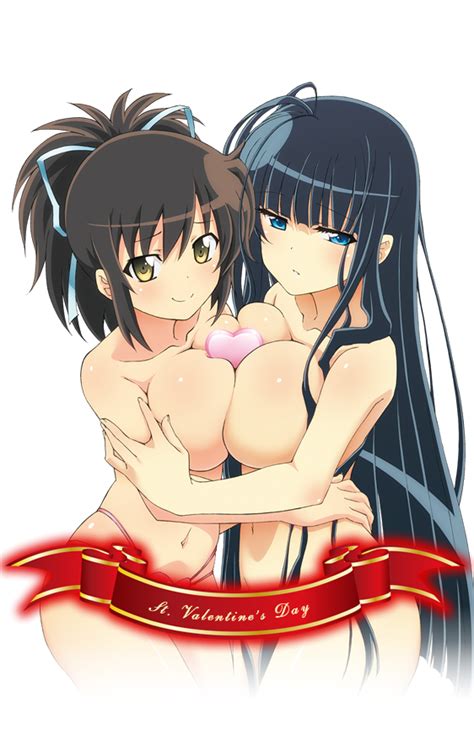Asuka And Ikaruga Senran Kagura And 1 More Drawn By Yaegashi Nan