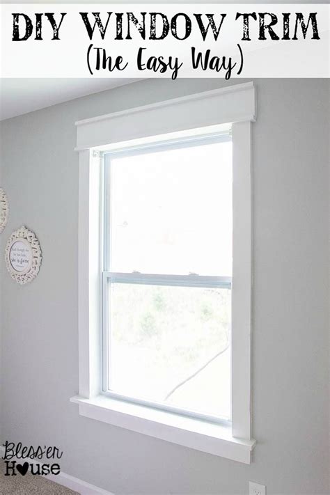 DIY Window Trim The Easy Way