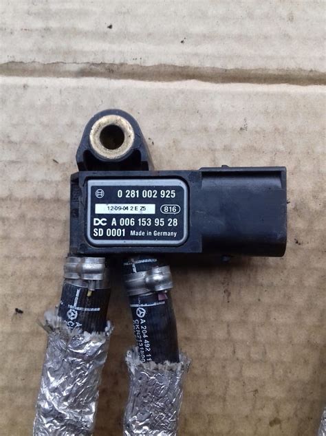 MERCEDES W221 CZUJNIK SENSOR CIŚNIENIA SPALIN DPF MERCEDES W906 2 2