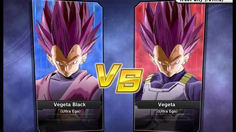 Xenoverse 2 Requested Match PC Vegeta Black Ultra Ego Vs Vegeta