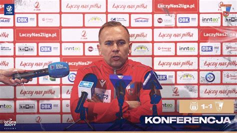 Konferencja po meczu Stomil Olsztyn Wisła Grupa Azoty Puławy 1 1