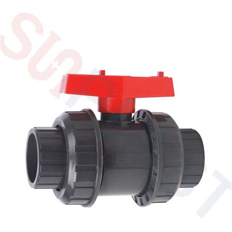 Dn50 2inch 2 Way Electric Automatic UPVC Double Union Ball Valve