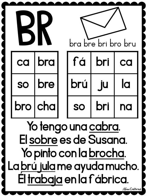 101 FICHAS PARA TRABAJAR LAS SÍLABAS TRABADAS Imagenes Educativas