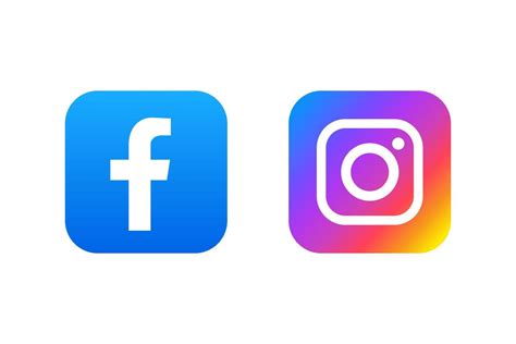 Icono De Facebook E Instagram 15025326 Vector En Vecteezy