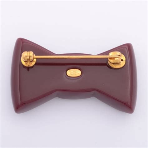 アクセサリ CHANEL シャネル ココマーク プラスチック ボルドー ユニセックス ブローチの通販 by ALLUラクマ店シャネルなら