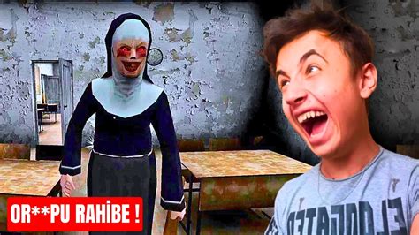 Evde Kimse Yokken Evil Nun Oynad M Evil Nun Okulda Korku Youtube
