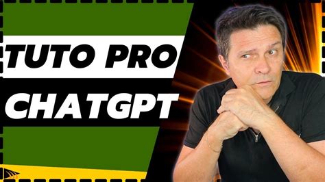 Comment Utiliser Chatgpt COMME UN PRO Tuto 3 étapes YouTube