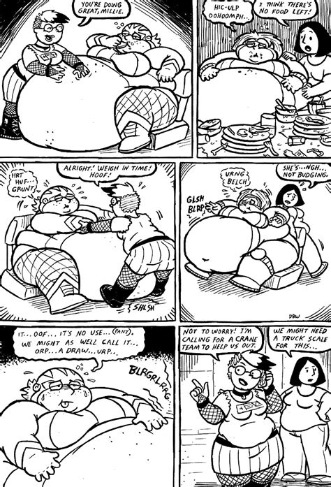 Commission Eating Contest By Poundforpoundcake