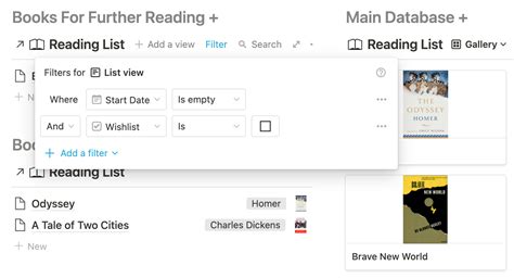 Book Reading List Template In Notion Red Gregory