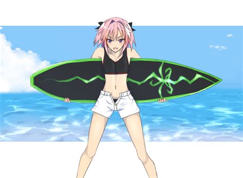 All Male Astolfo Bikini Clouds Fang Fateapocrypha Fategrand Order Fate Series Male Navel