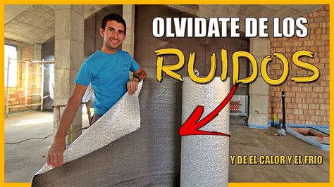 Cómo AISLAR ACÚSTICAMENTE y TÉRMICAMENTE una habitación pared techo